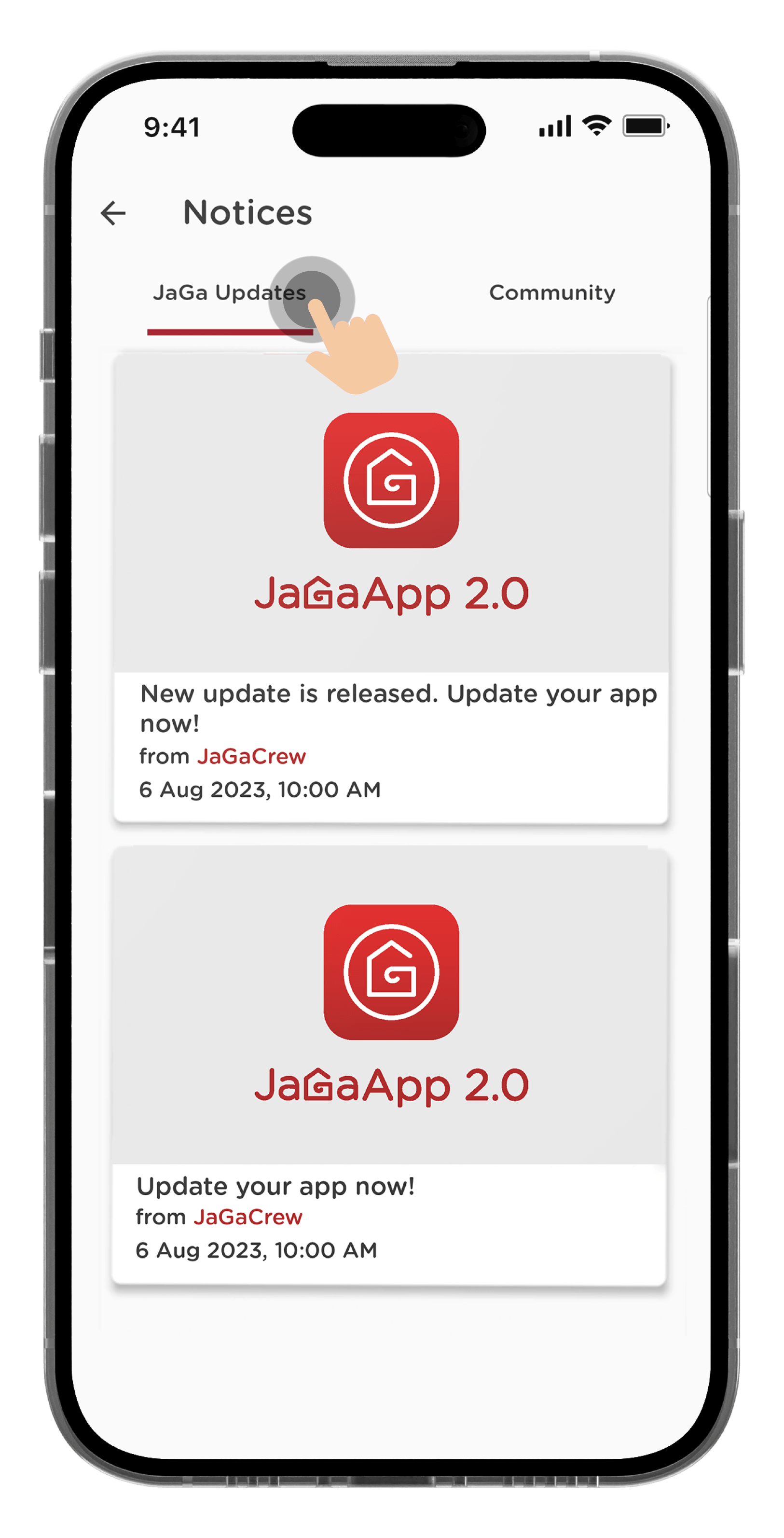 JaGaApp 2.0 Notices - JaGaSolution