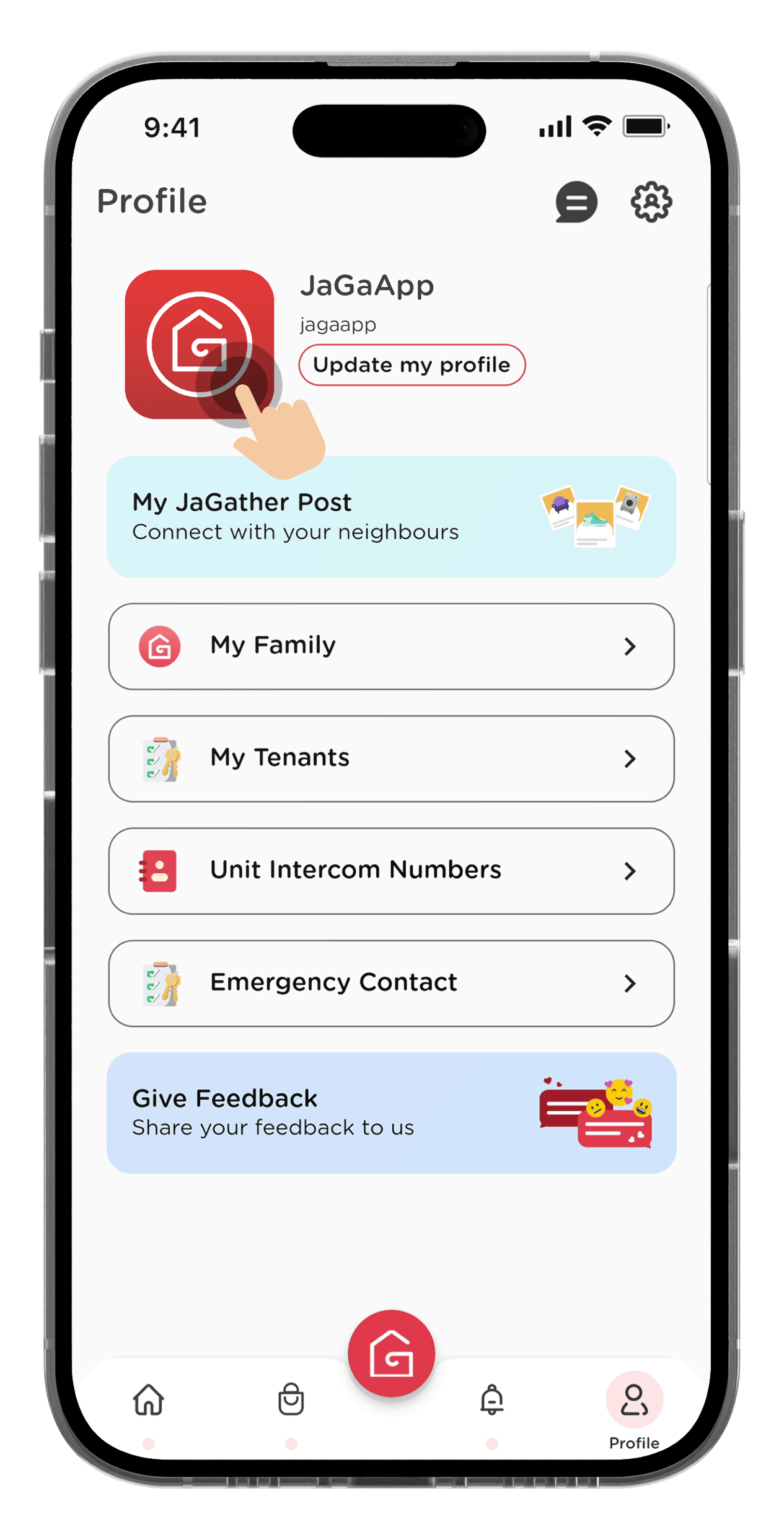 JaGaApp 2.0 My Profile - JaGaSolution