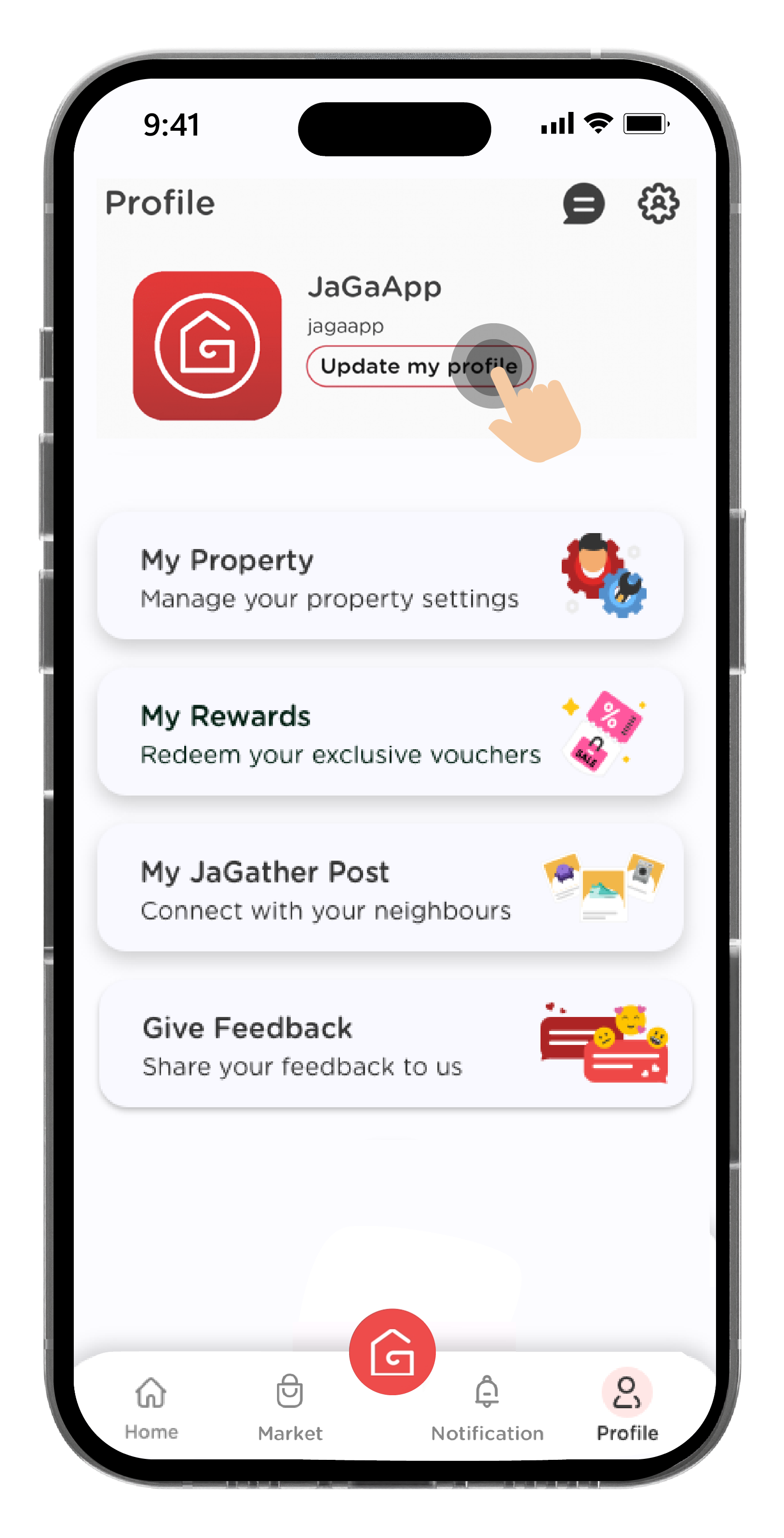 JaGaApp 2.0 My Profile - JaGaSolution